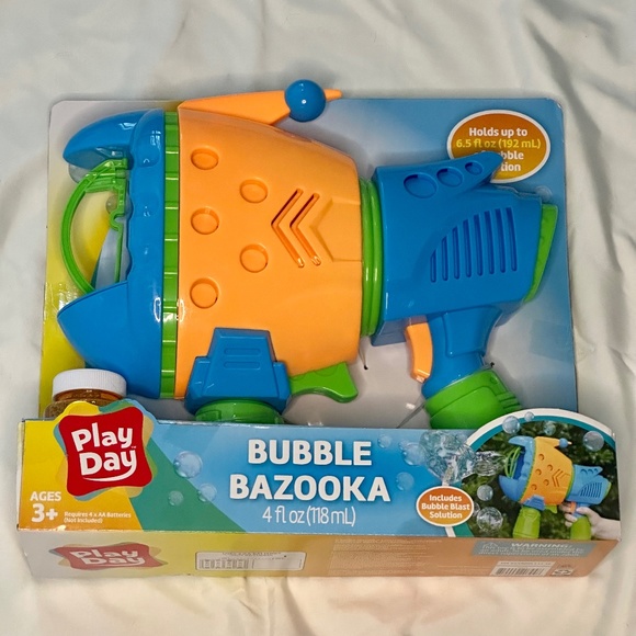 Play Day | Toys | Bubble Bazooka Bubble Gun | Poshmark
